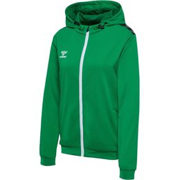 Hummel Trainingsjacke "Hmlauthentic Pl Zip Hoodie Woman" in Multicolor | Gr.: L