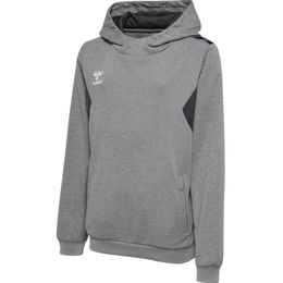 Hummel Kinder Sweatshirt "Hmlauthentic Pl Hoodie Kids" in Grau | Gr.: 140