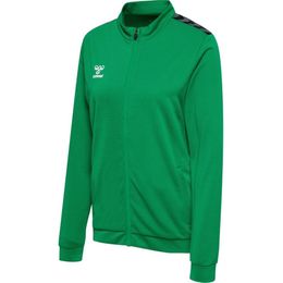 Hummel Trainingsjacke "Hmlauthentic Pl Zip Jacket Woman" in Multicolor | Gr.: XL