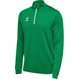 Hummel Trainingsjacke "Hmlauthentic Half Zip Sweat" in Multicolor | Gr.: L