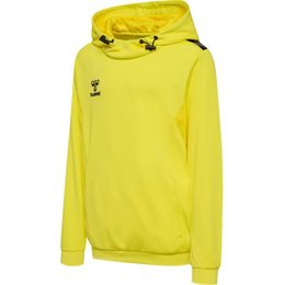 Hummel Kinder Hoodie "Hmlauthentic Pl Hoodie Kids" in Gelb | Gr.: 164