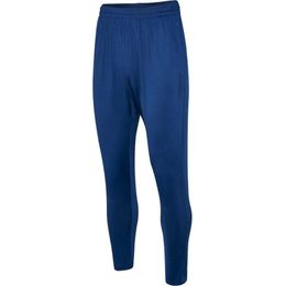 Hummel Sporthose "Hmlte Strength Training Pants" in Blau | Gr.: S