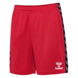 Hummel Kinder Short "Hmlauthentic Pl Shorts Kids" in Rot | Gr.: 140