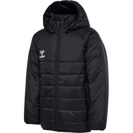 Hummel Outdoor Overall "Hmlgo Quilted Hood Jacket Kids" in Schwarz | Gr.: 116