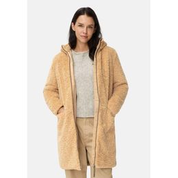 Camel Active Teddy Mantel mit Kapuze in Cashmere | Gr.: 38