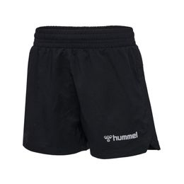 Hummel Kinder Short "Hmlrun Shorts Kids" in Schwarz | Gr.: 128