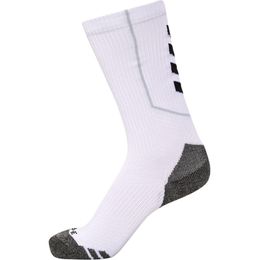 Hummel Socke "Hmlpro Training Socks Low" in Weiß | Gr.: 39-42