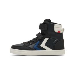 Hummel Kinder Sneaker "Slimmer Stadil Leather High Jr" in Schwarz | Gr.: 26