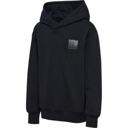 Hummel Kinder Sweatshirt "Hmlclean Hoodie" in Schwarz | Gr.: 128
