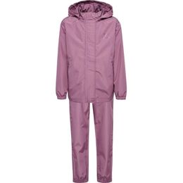 Hummel Kinder Trainingsanzug "Hmlnessie Rainsuit" in Lila | Gr.: 140