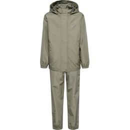 Hummel Kinder Trainingsanzug "Hmlnessie Rainsuit" in Grün | Gr.: 140