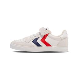 Hummel Kinder Sneaker "Slimmer Stadil Leather Low Jr" in Weiß | Gr.: 38