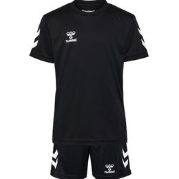 Hummel Kinder Trainingsanzug "Hmllogo Set Kids" in Schwarz | Gr.: 152