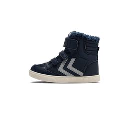 Hummel Klettverschluss Stiefel Stadil Super Lebensstil Jungen in BLACK IRIS/SILVER | Gr.: 27