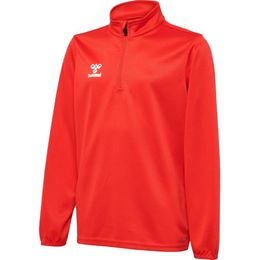 Hummel Kinder Trainingsjacke "Hmlessential Half-Zip Kids" in Rot | Gr.: 116
