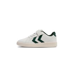 Hummel Klettverschluss Sneaker Derby Court Lebensstil Kinder in DARK GREEN | Gr.: 36