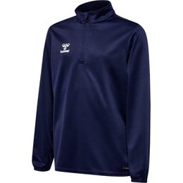 Hummel Kinder Trainingsjacke "Hmlessential Half-Zip Kids" in Blau | Gr.: 164
