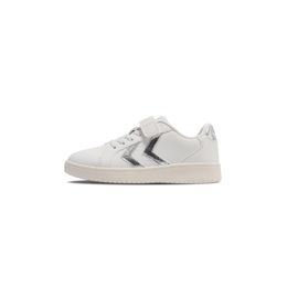 Hummel Klettverschluss Sneaker Derby Court Lebensstil Kinder in GREY/SILVER | Gr.: 27