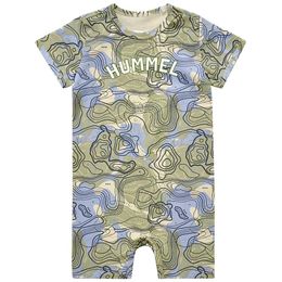 Hummel Outdoor Overall "Hmljanus Bodysuit S/S" in Gr&uuml;n | Gr.: 62