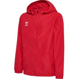 Hummel Outdoor Overall "Hmlessential Aw Jacket Kids" in Rot | Gr.: 140