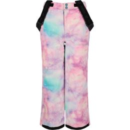 Skihose ZIGZAG "Soho", Mädchen, Gr. 104, EURO-Größen, pink, 100% Polyester, geblümt, lang, Hosen, aus atmungsaktivem Material