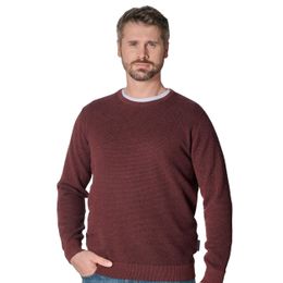 Strickpullover Casamoda "Casamoda Pullover uni", Herren, Gr. S, rot, 100% Baumwolle, Pullover Strickpullover