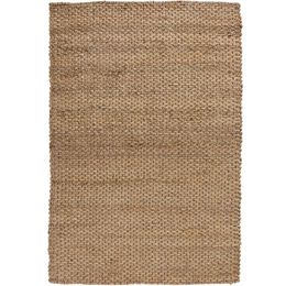 FLAIR RUGS Teppich &raquo;Sol, aus gewebter Jute&laquo; rechteckig 10 mm H&ouml;he beige Obermaterial: 100% Jute B : 200 cm 1 Stk.