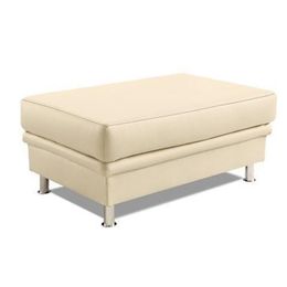 Sit & More sit&more Hocker &raquo;Mailand, B: 102 cm&laquo; individuell zu kombinieren beige Luxus-Kunstleder;Kunstleder Softlux ;NaturLEDER (echtes Rindleder)/Korpus 