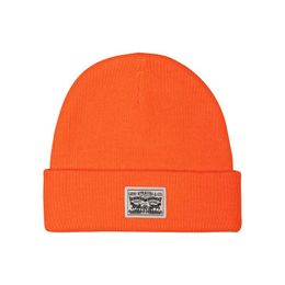 Levi's LEVI'S Beanie »WOMEN'S BACKPATCH BEANIE« orange fluo