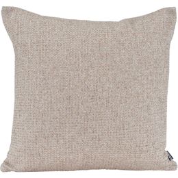 HOCK H.O.C.K. Dekokissen »Levin« Sofakissen inkl. Füllung, 50x50cm, Dekokissen, strukturiert taupe + unifarben Obermaterial: 100% Polyester. Füllung:...