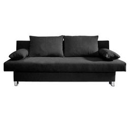 Jockenhöfer JOCKENHÖFER GRUPPE Schlafsofa »B: 191 cm, Liegefl. 120x191 cm« mit Bettfunktion & Bettkasten, Unser Dauertiefpreis schwarz