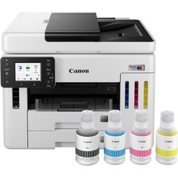Canon Multifunktionsdrucker »MAXIFY GX7150« 4in1 Tintenstrahl-Multifunktionsgerät mit ADF / niedrigen Druckkosten weiß/schwarz 24/ 15,5 ISO-Seiten...