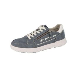 Tom Tailor Sneaker »Sneaker Lederimitat« Blau 43 43 Verschluss: Schnürung