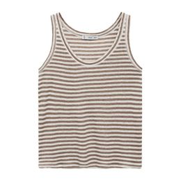 Mango Top 'LINI' Damen Größe XS braun / weiß