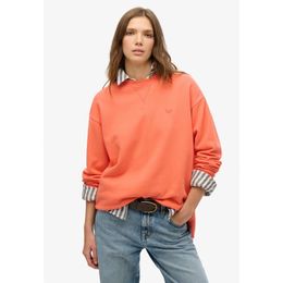 Superdry Sweatshirt »STUDIOS CREW« Fiery Coral M M Sweater von Superdry