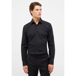 Eterna Langarmhemd »SLIM FIT« NON IRON (bügelfrei) schwarz 41 - Normalgrößen Normalgrößen 41 Passform laut Hersteller: Slim Fit