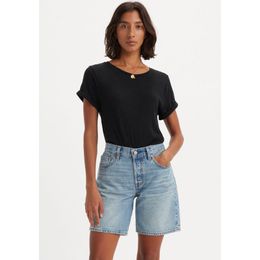 Levi's LEVI'S Rundhalsshirt &raquo;MARGOT TEE&laquo; aus strukturierter Slub Yarn Qualit&auml;t ANTHRACITE NIGHT M (38) M (38) T-Shirt MARGOT TEE von Levi's