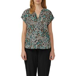 s.Oliver Klassische Bluse mit All-Over Print BLACK 34 34 Bluse von s.Oliver Red Label