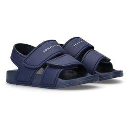 Tommy Hilfiger Badesandale, Badeschuh, Wassersandale, Sommerschuh mit Klettverschluss blau 26 26 Sandale von Tommy Hilfiger für den Strand und...