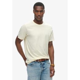 Superdry Rundhalsshirt »CLASSIC ESSENTIAL TEE« Lightest Sky Cream M M Cooles Shirt von Superdry