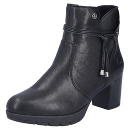 Rieker Stiefelette Businessstiefelette, Blockabsatz, Boots in schmler Form schwarz 40 40 Stiefelette mit dekorativer Zierkordel