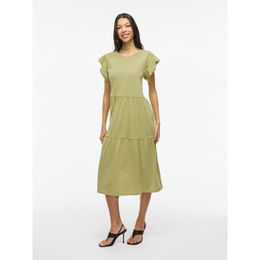Vila Sommerkleid »VISUMMER S/S MIDI DRESS - NOOS« Sage L (40) - N-Gr N-Gr L (40) Midikleid für jeden Tag von Vila
