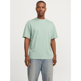 Jack & Jones JACK & JONES Oversize-Shirt »JJEBRADLEY Oversize T-Shirt mit klassischem Rundhalsausschnitt« mit gekämmten Jersey Iceberg Green XS XS...