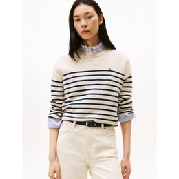 Tommy Hilfiger Damen Strickpullover &raquo;SOFT WOOL RLXD C-NK LS SWT&laquo; aus reiner Wolle XXL (44)