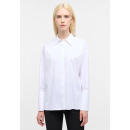 Eterna Hemdbluse &raquo;OVERSIZE FIT&laquo; EASY IRON (b&uuml;gelleicht) wei&szlig; 36 36 Hemd-Kragen