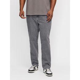 Jack & Jones PlusSize JACK & JONES PLUSSIZE Slim-fit-Jeans »JJIGLENN JJORIGINAL MF 071 NOOS PLS« Grey Denim 54 - Länge 32 Länge 32 54 Slim-fit-Jeans betont Beine und...