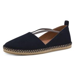 Tamaris Espadrille, Plateau, Sommerschuh, Flats, Schlupfschuh mit Touch It-Ausstattung navy 39 39 Modischer Slipper mit zwei Gummibändern