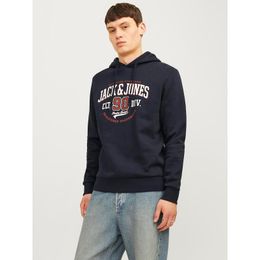 Jack & Jones JACK & JONES Kapuzensweatshirt &raquo;JJELOGO SWEAT HOOD 2 COL 24/25 NOOS&laquo;, mit Logo Print Dark Navy L L Sweater von Jack & Jones