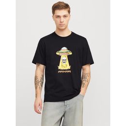 Jack & Jones JACK & JONES T-Shirt »JORANATOMY SKULL TEE SS CREW NECK LN« Black M M T-Shirt von Jack & Jones