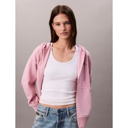 Calvin Klein Jeans Damen Sweatjacke &raquo;MNLG FRNCH TRRY FZ B&laquo; Mit Rundhalsausschnitt XXL (46)